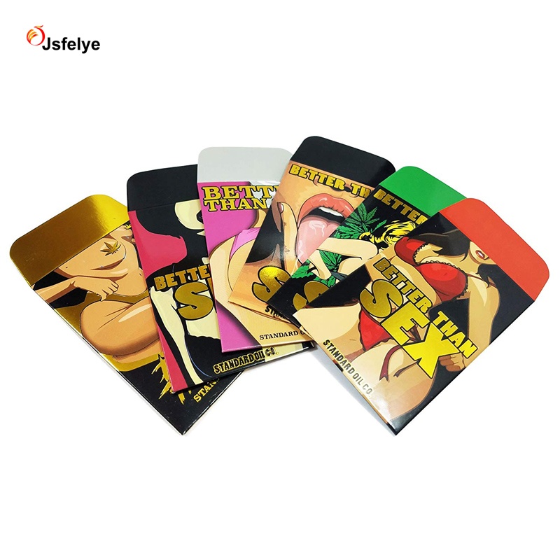Assorted Better Than Sex Gold Foil Shatter Labels Standard Envelope