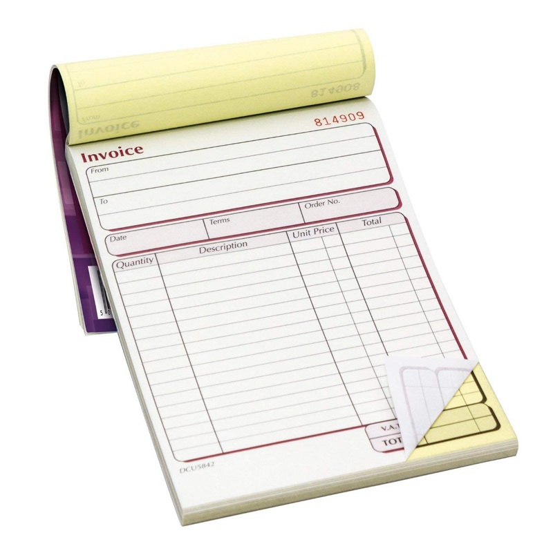 Custom Printing 3 Part Delivery Note Carbonless NCR Sales Duplicate ...