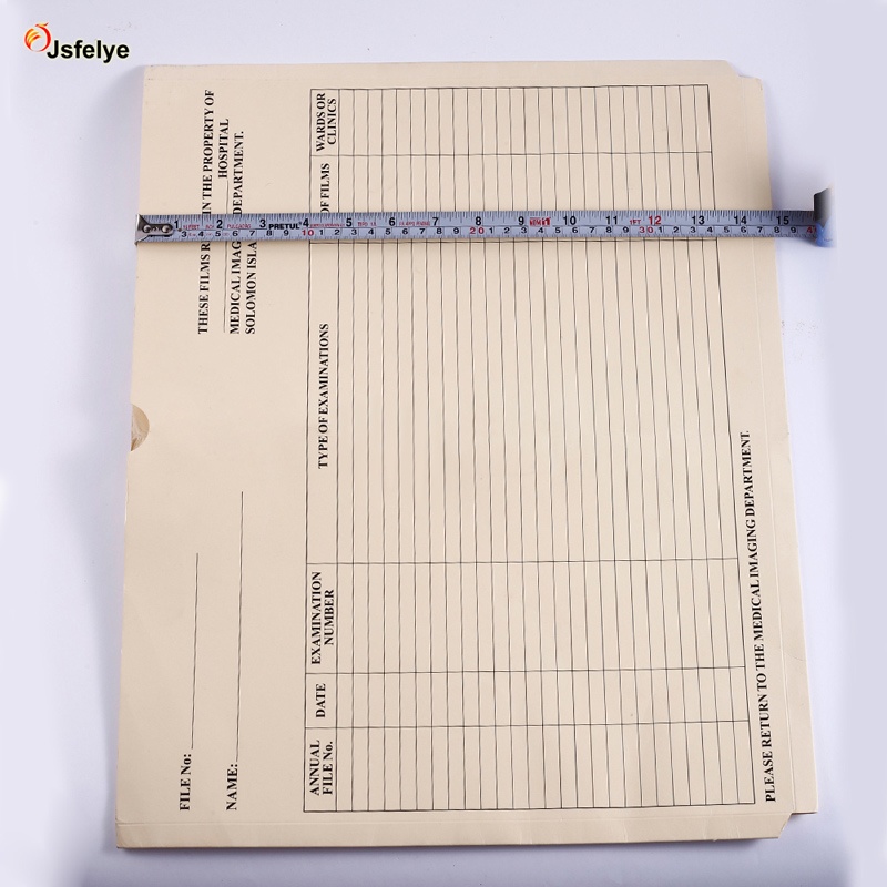 Large Size kraft paper Big dental imaging/OPG hospital envelope