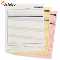 Custom Printing 3 Part Delivery Note Carbonless NCR Sales Duplicate ...